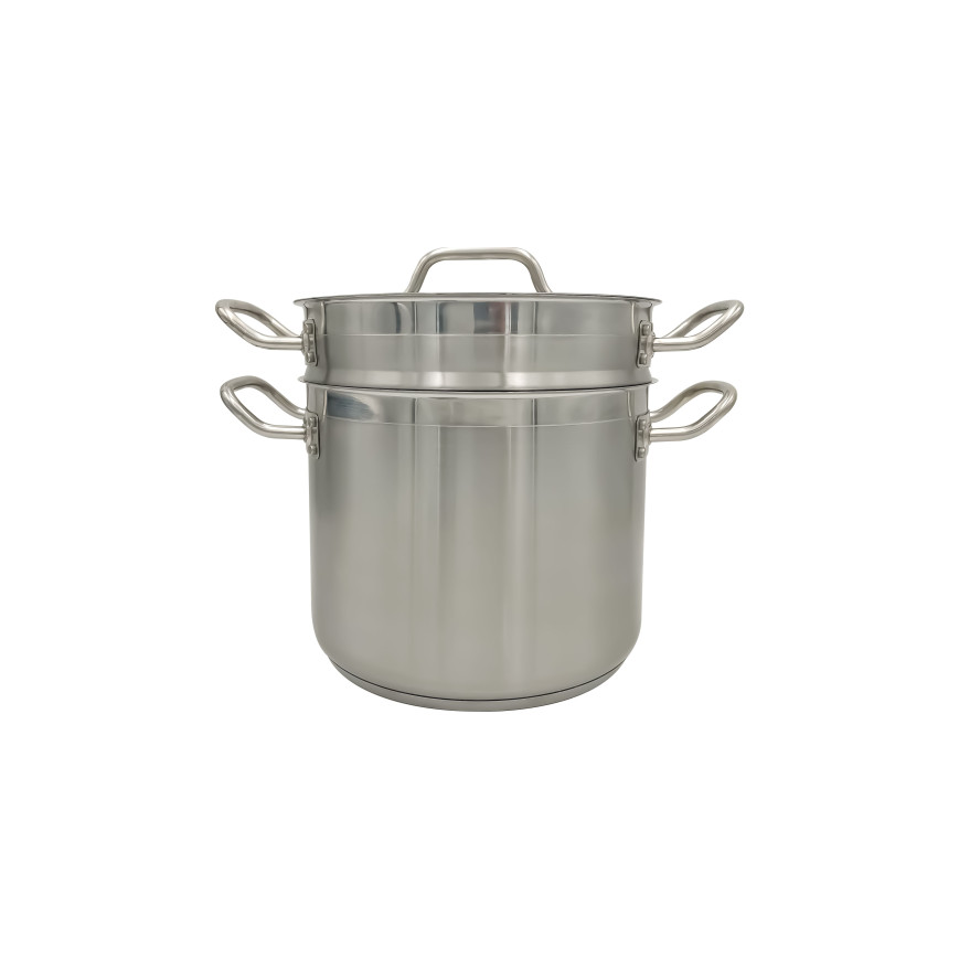 OLLA ALTA UMCO INDUSTRIAL CON CANASTILLA ACERO INOXIDABLE Color Gris Tamaño 8.5 litros