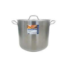 OLLA ALTA UMCO INDUSTRIAL CON CANASTILLA ACERO INOXIDABLE Color Gris Tamaño 8.5 litros