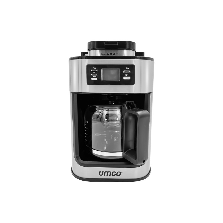CAFETERA DIGITAL UMCO CON MOLINO Color Gris Tamaño 1 LITRO