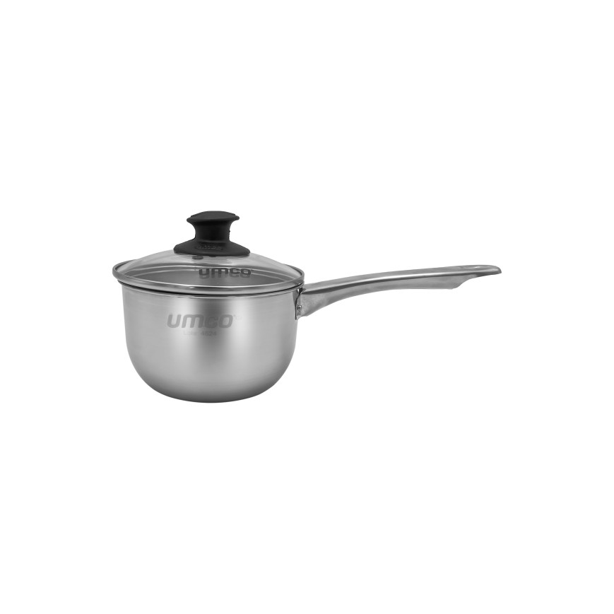 SET UMCO CALDEROS DE ACERO INOXIDABLE Color Gris Tamaño 6 PIEZAS